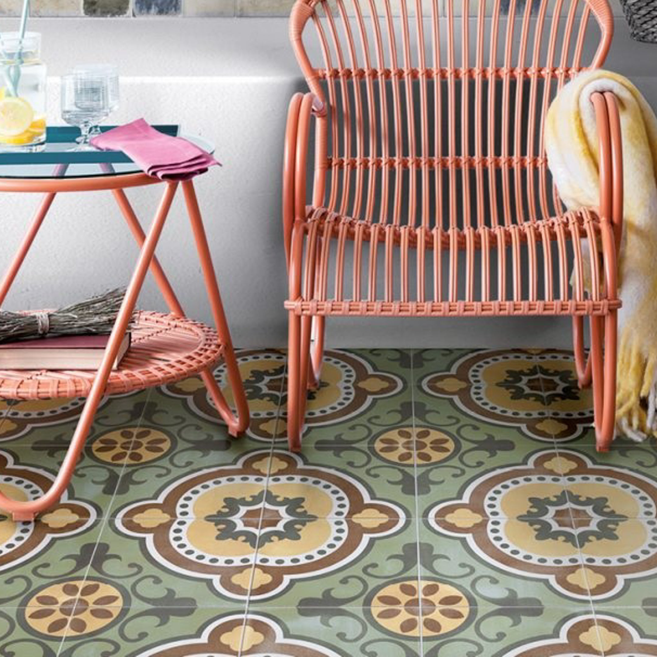 Spanish Encaustic Pattern Look Tiles – Encore Surfaces