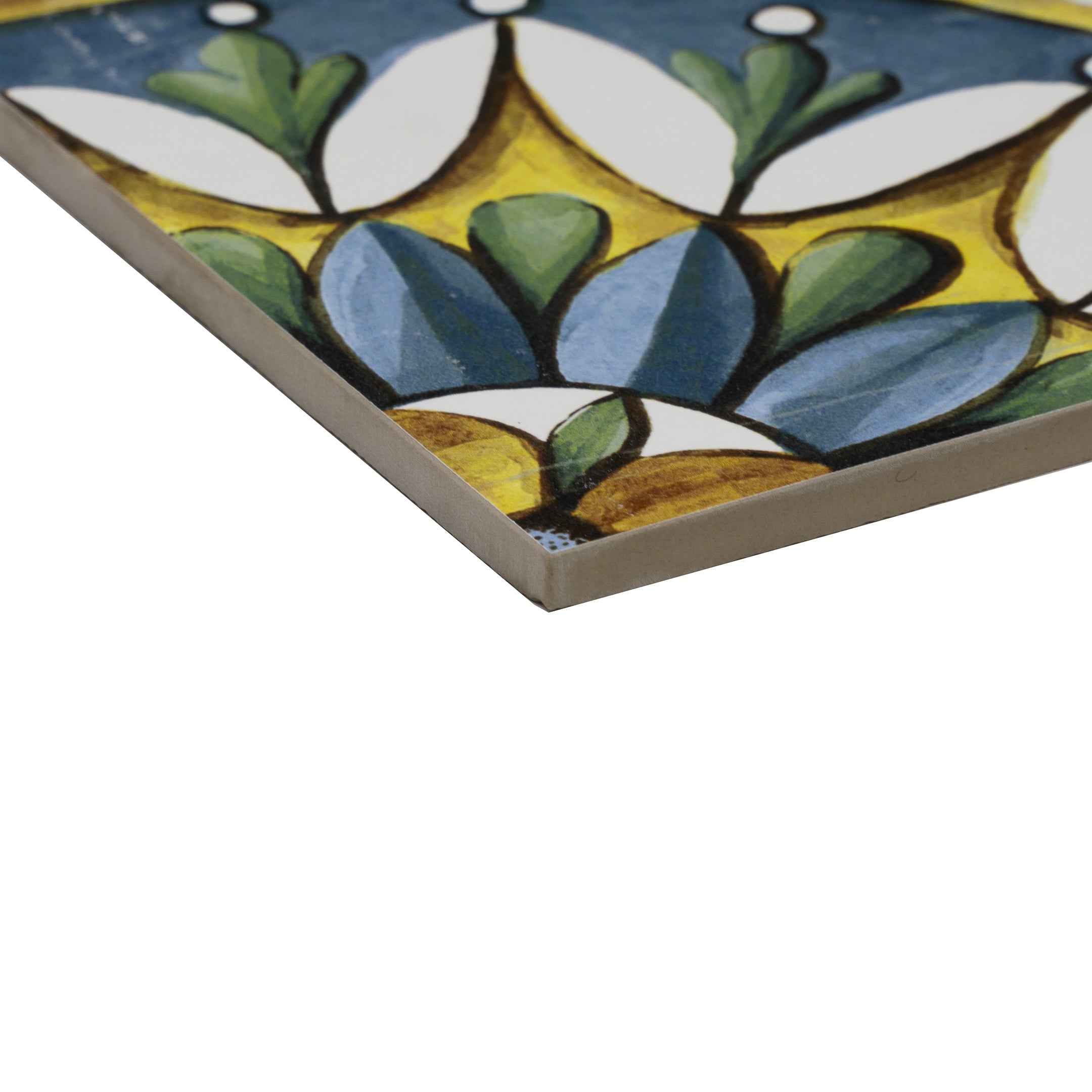 Vita Sole 01 8" x 8" Encaustic Spanish Look Porcelain Tile – Encore ...