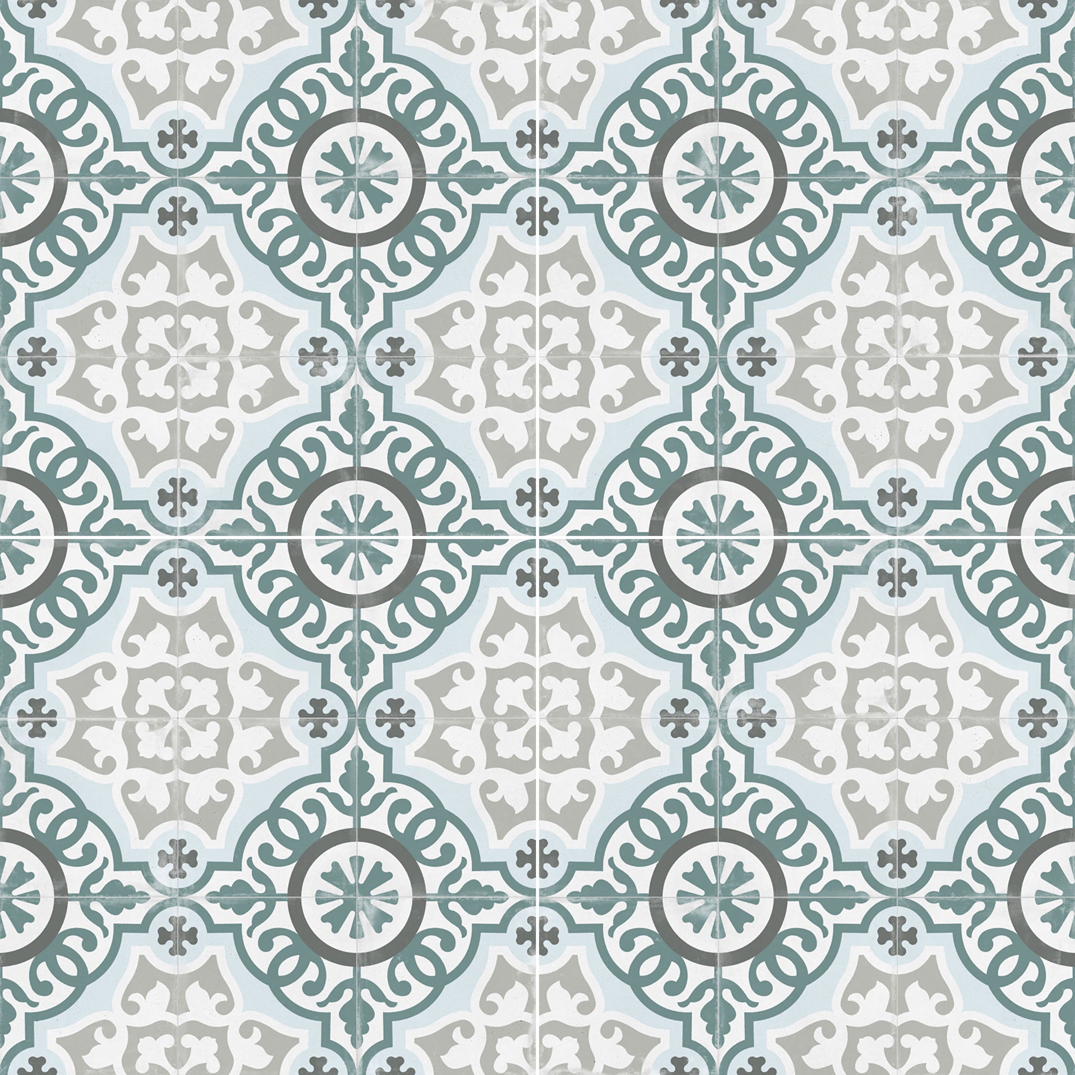 Tango 24" x 24" Spanish Encaustic Look Porcelain Tiles – Encore Surfaces