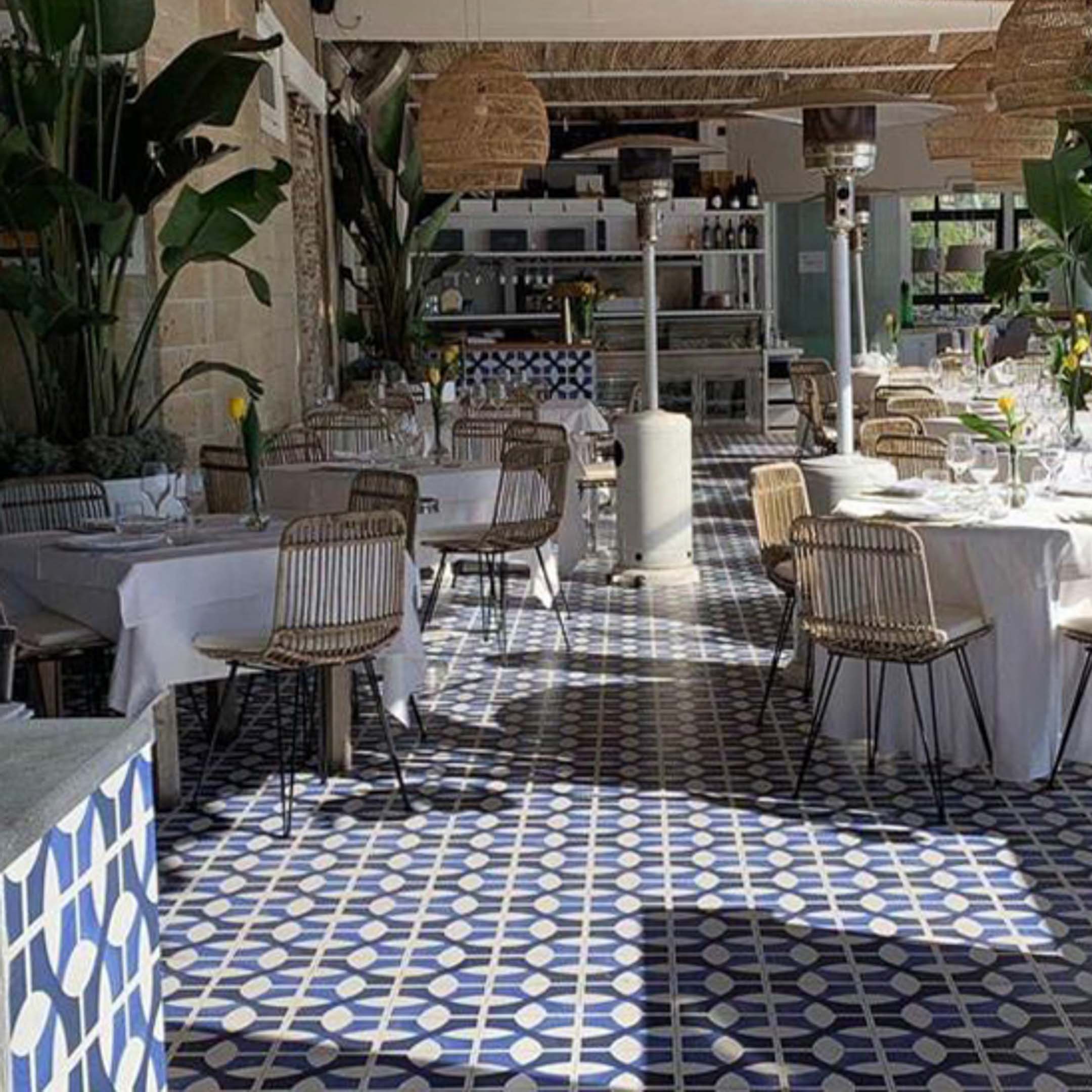 Vita Sole 03 8" x 8" Encaustic Spanish Look Porcelain Tile – Encore ...