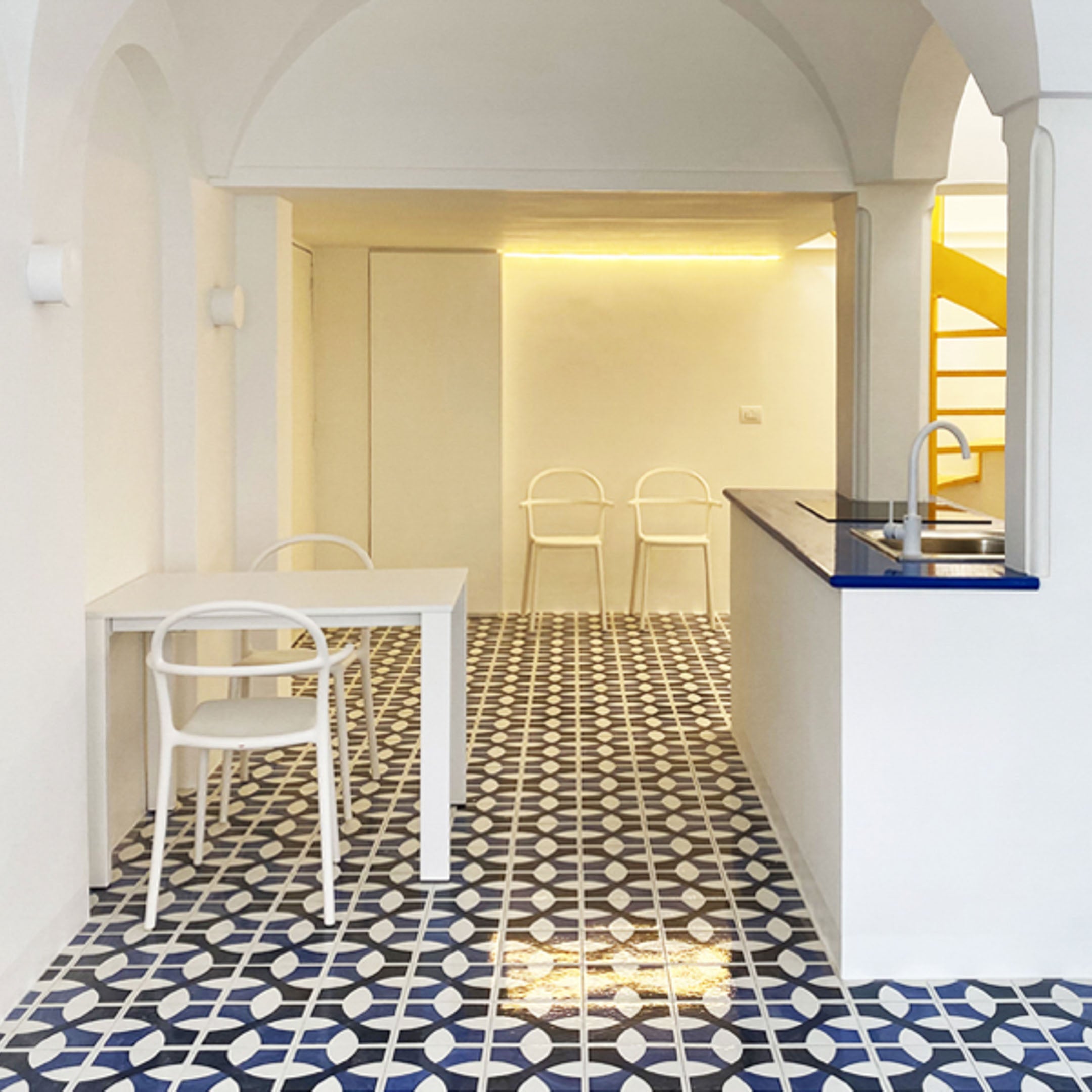 Vita Sole 03 8" x 8" Encaustic Spanish Look Porcelain Tile – Encore ...